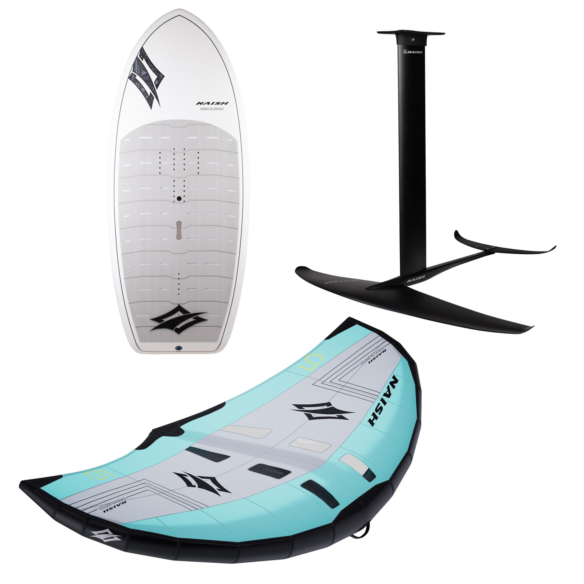 Naish Wingsurfer Wingset Board/Wing/Foil - Package